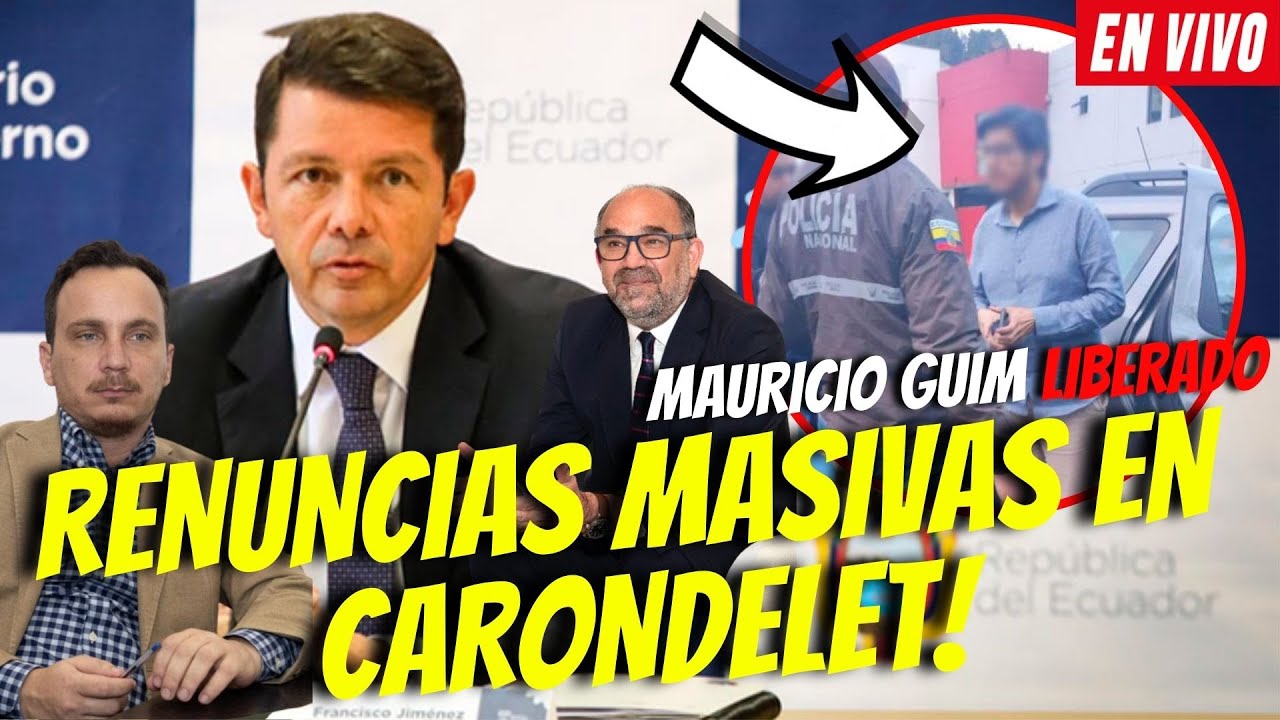 liberaron a MAURICIO GUIM / ¡RENUNCIÓ FRANCISCO JIMENEZ y APARICIO ...