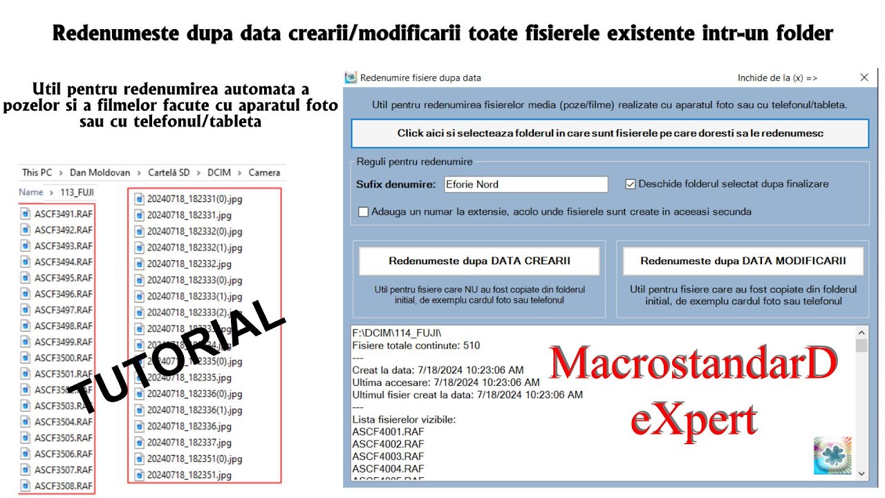 MacrostandarD eXpert: Tutorial Manager redenumire fisiere create cu ...