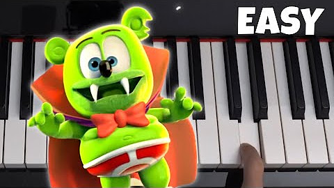 The Gummy Bear Song | Easy Piano Tune | #shorts - YouTube