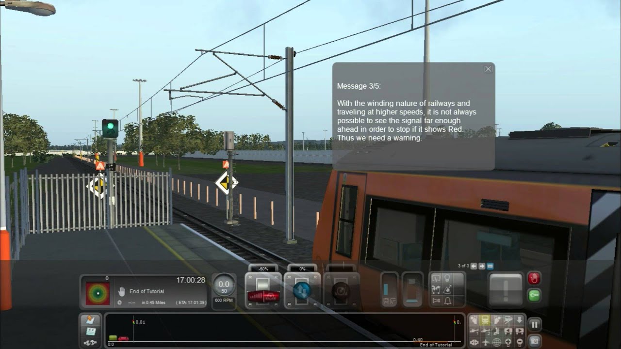 Train Simulator 2015 - Class 170 - Warning and Stopping Signals - YouTube