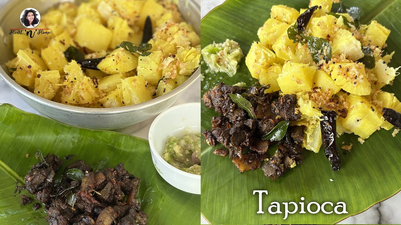Authentic Kerala Kappa Recipe with Pacha Mulaku Chammanthi| Tapioca ...