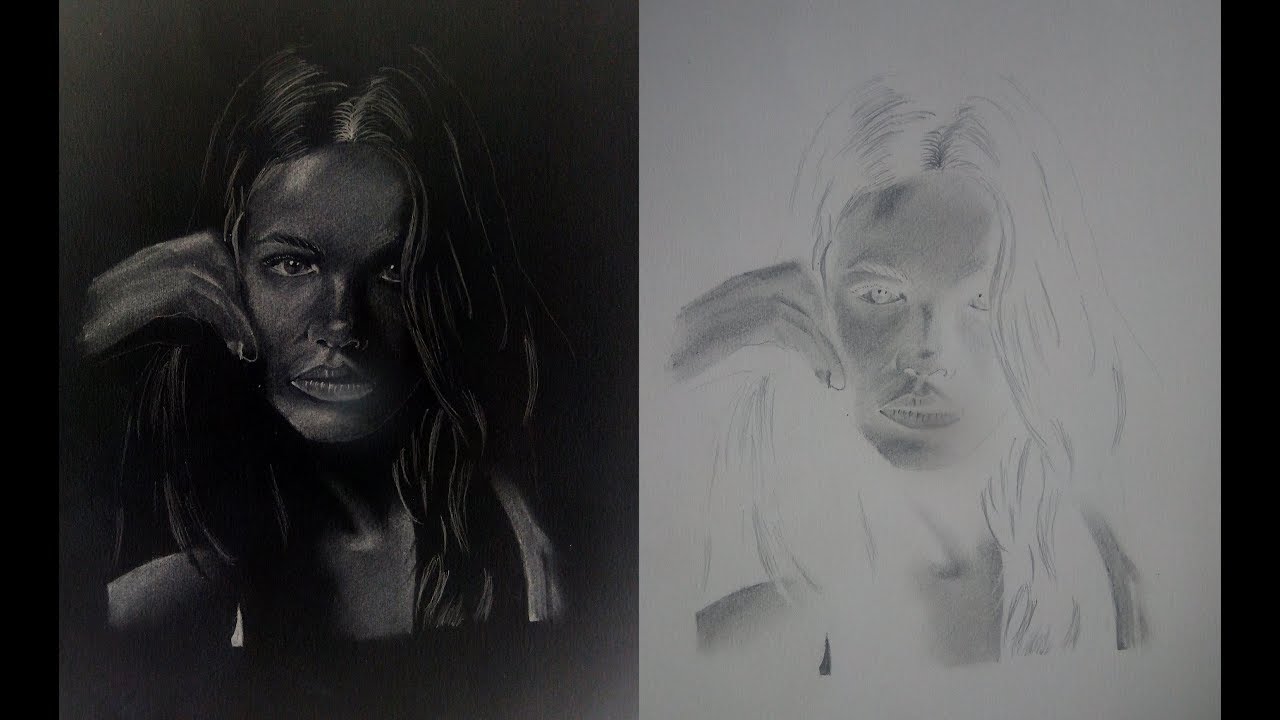 Barbara Palvin |Inverted Drawing| sang art - YouTube