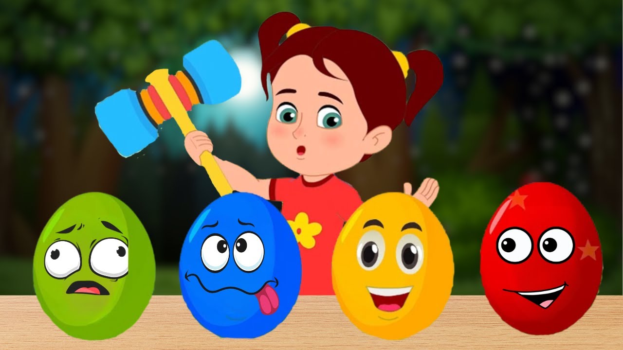 Egg Surprise Colors | Learn Colors with Fun Surprises for Kids ...