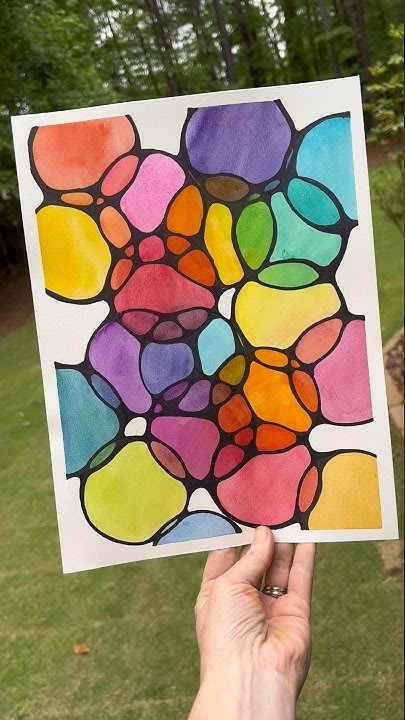 Neurographic art tutorial #neurographicart #watercolor - YouTube