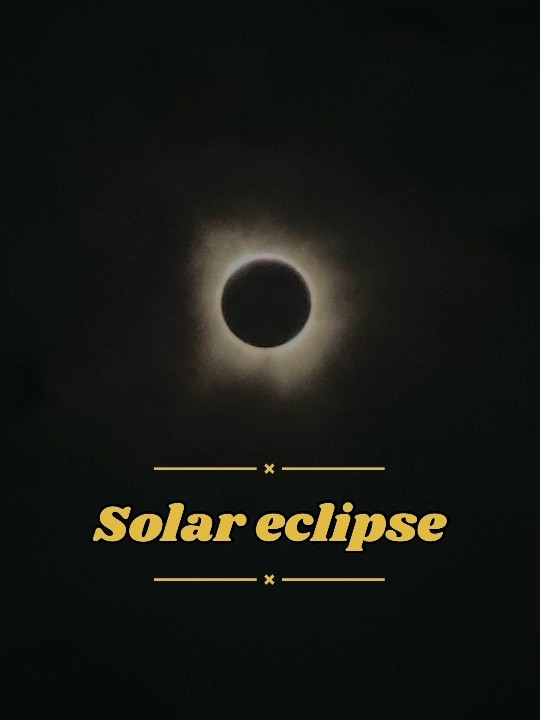 Complete Solar Eclipse in Texas | #solareclipse2024 #eclipseintexas - YouTube