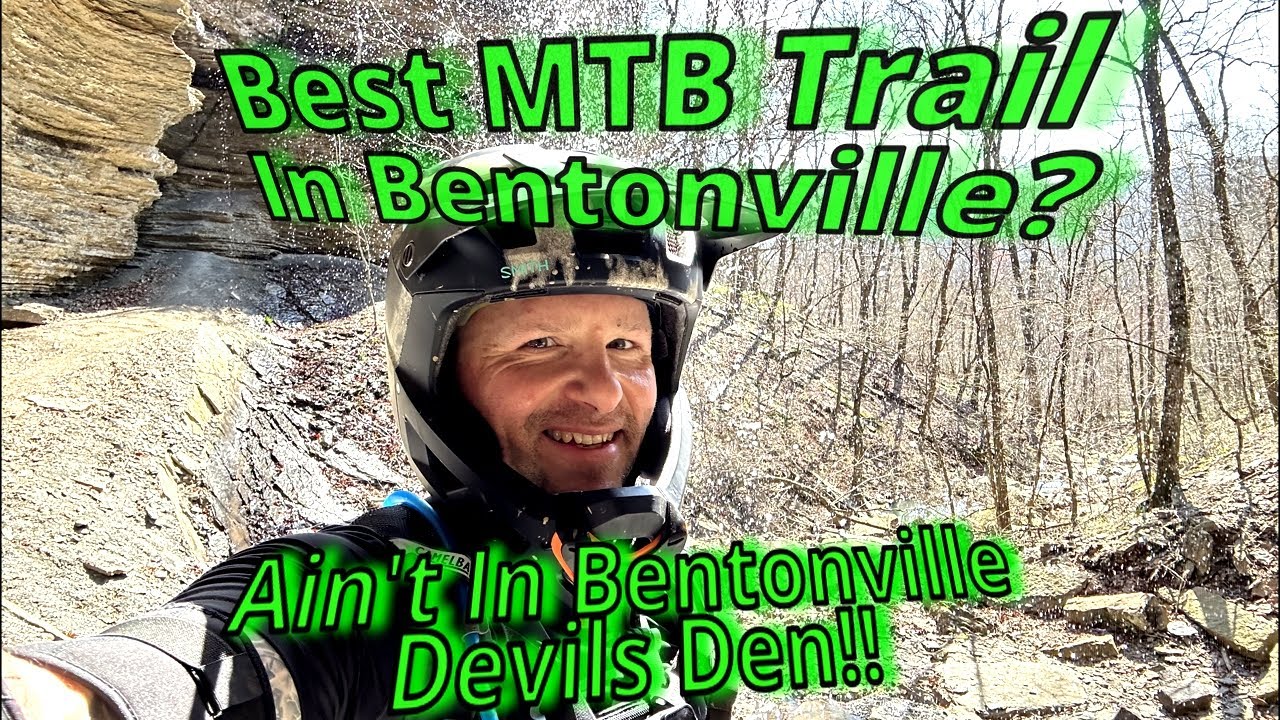 Mountain Biking Devils Den State Park NW Arkansas 2023 - YouTube