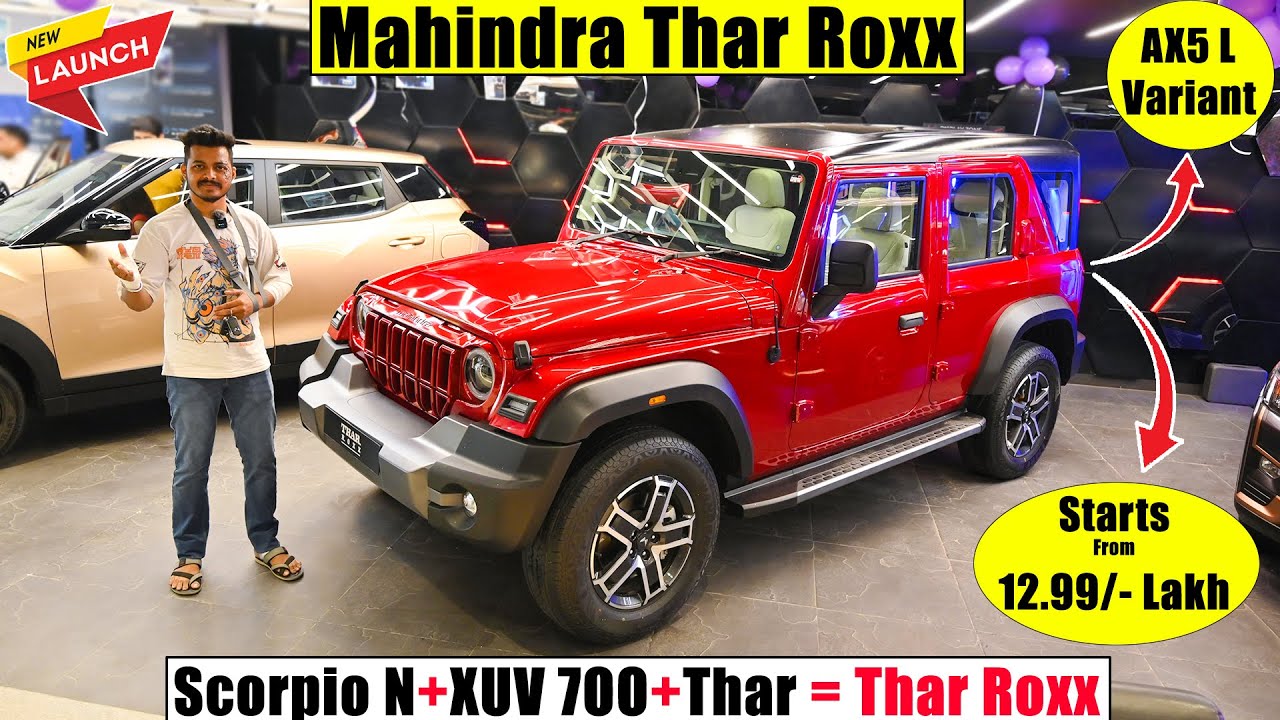 💯Most Value For Money Variant | Mahindra Thar Roxx | Mahindra Thar Roxx ...