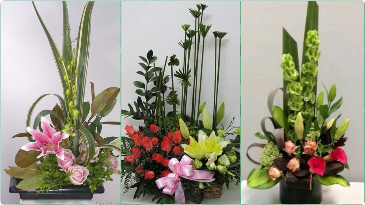 Beautiful and most stylish flower arrangements - YouTube