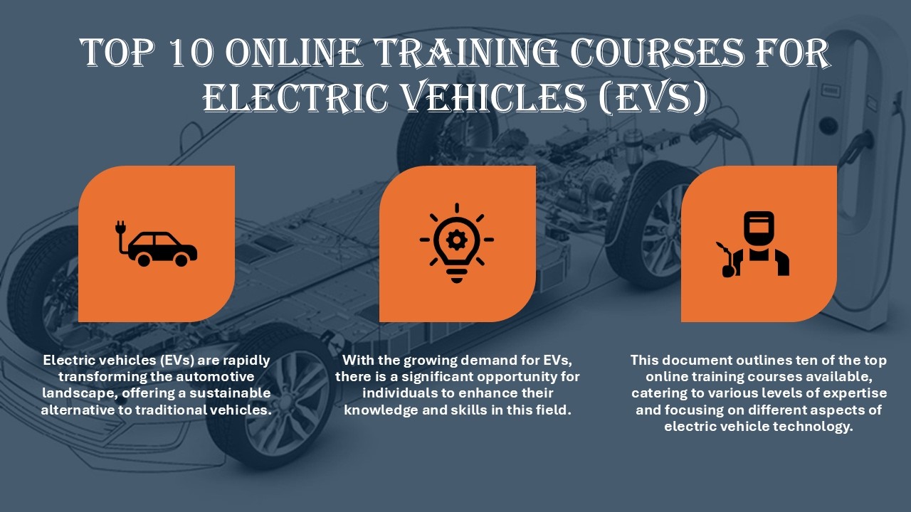 Top 10 Online Training Courses for Electric Vehicles (EVs) - YouTube