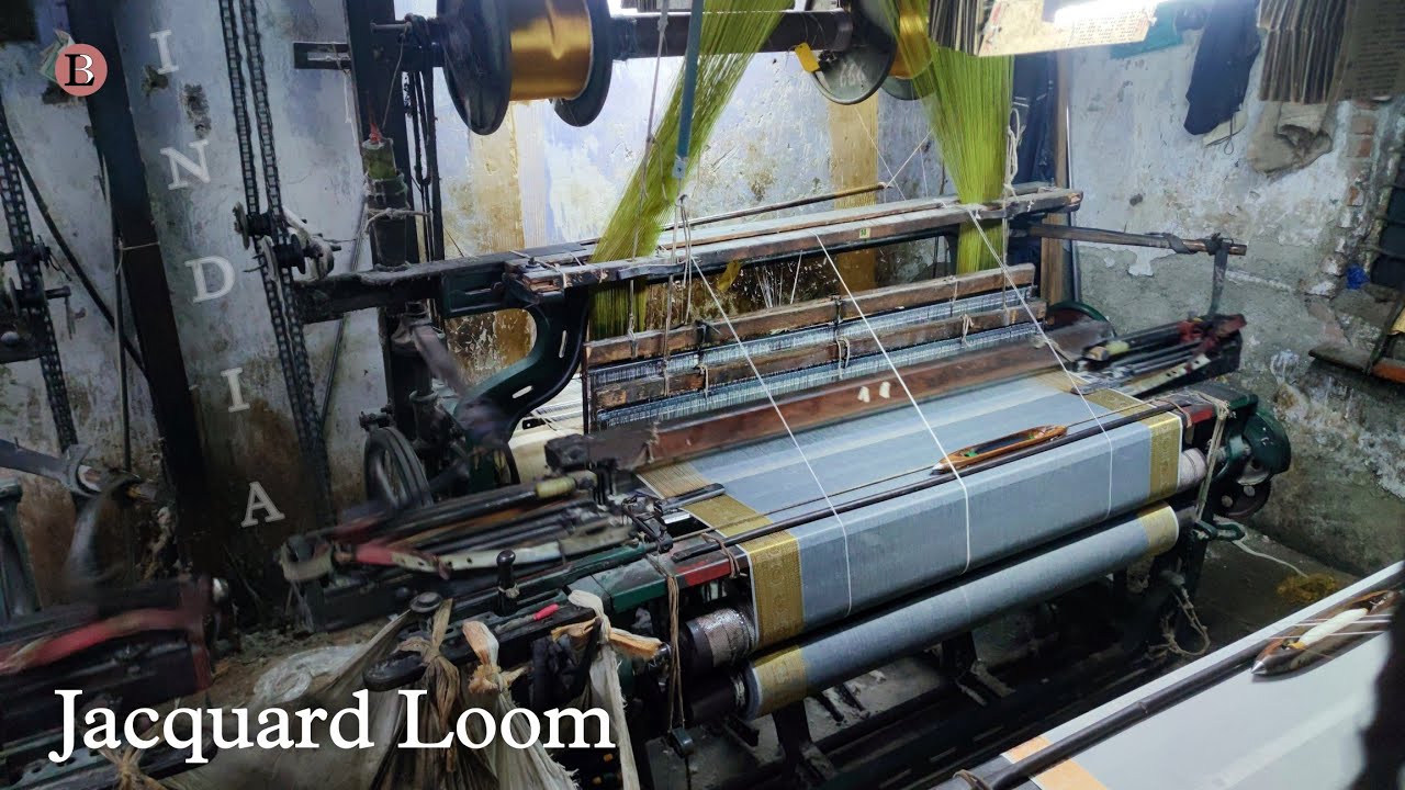 Jacquard Power Loom | Jacquard Machine | Textile Industry Bhiwandi ...