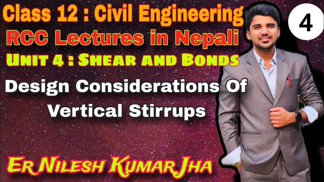 4 // Shear And Bond // RCC lectures in Nepali // Nilesh Jha Life - YouTube