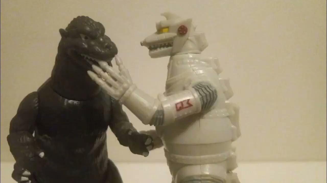 Godzilla vs. Mechagodzilla Stop-Motion Battle Animation - YouTube