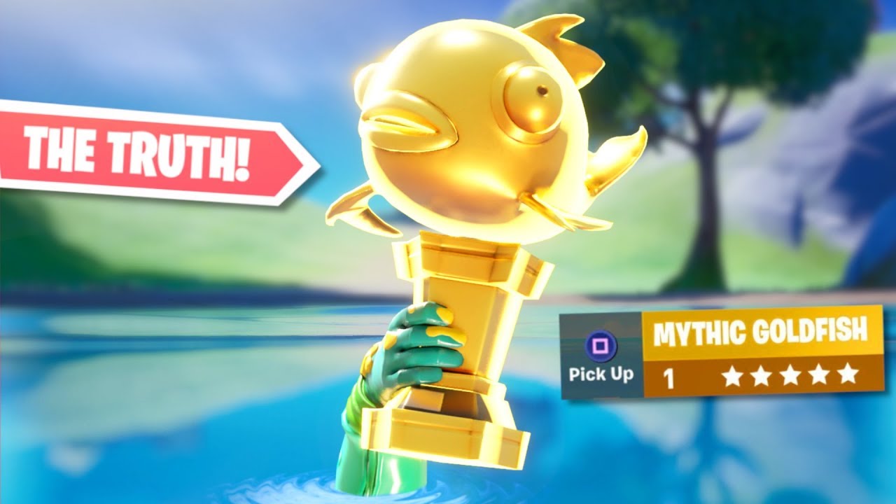 The TRUTH about "MYTHIC GOLDFISH" in Fortnite: Chapter 2.. - YouTube