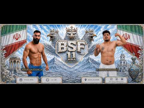 BEST SUPER FIGHTER / BSF 11 /AMIR SAEEDKIA ( IRAN )MOHAMMAD AMIN NOSRATI(IRAN)