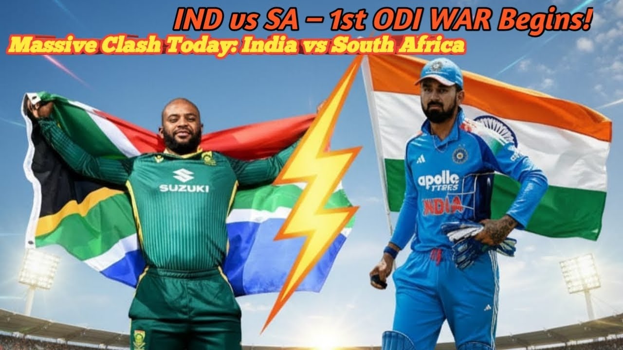 IND vs SA 1st ODI🔥 | Who Will Dominate? India vs South Africa Match ...