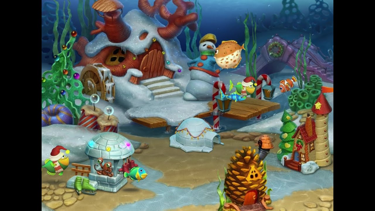 Fishdom Frosty Splash: Tank 2: Wintery Seas Part 4 - YouTube