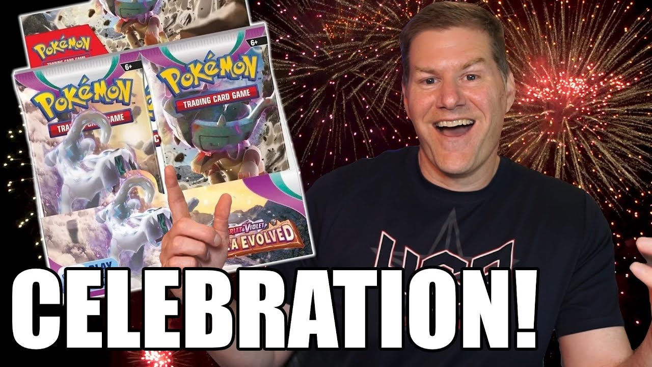 Pokemon Fourth of July with a Paldea Evolved Booster Box! - YouTube