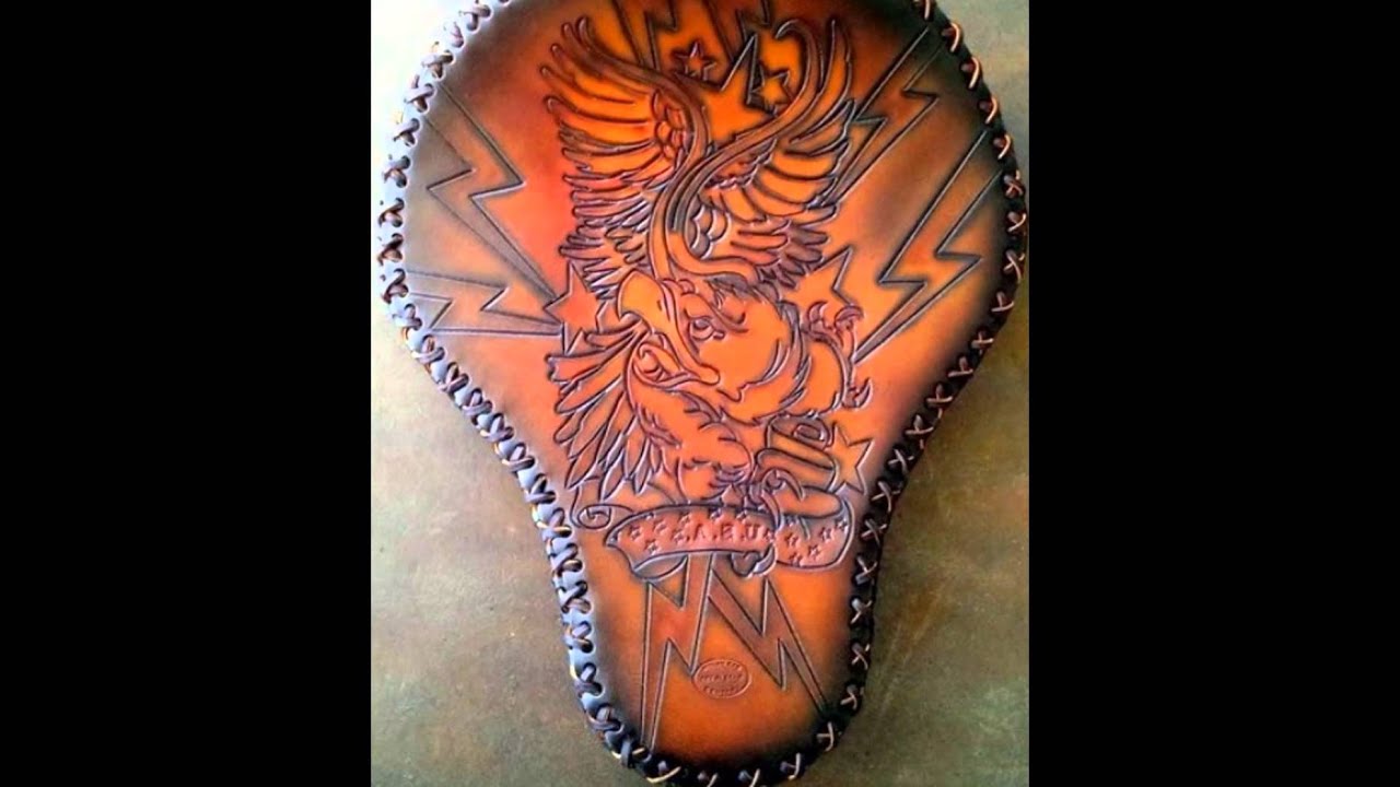 Custom Motorcycle Seat Ideas - YouTube