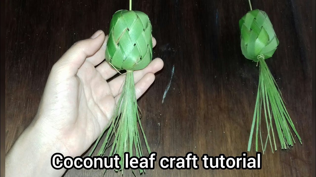 DIY Coconut Leaf Craft Tutorial How To Make Beautiful Crafts From DIY Coconut Leaf Craft Tutorial How To Make Beautiful Crafts From