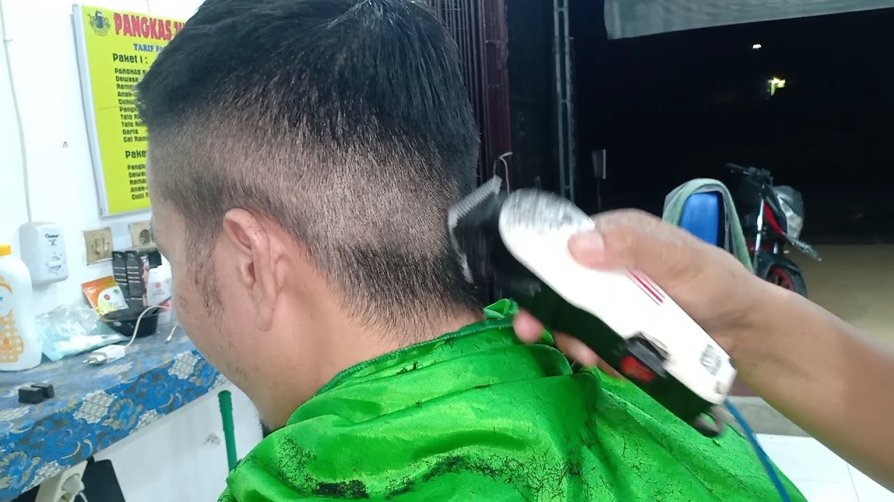 Cara potong rambut model fade - YouTube