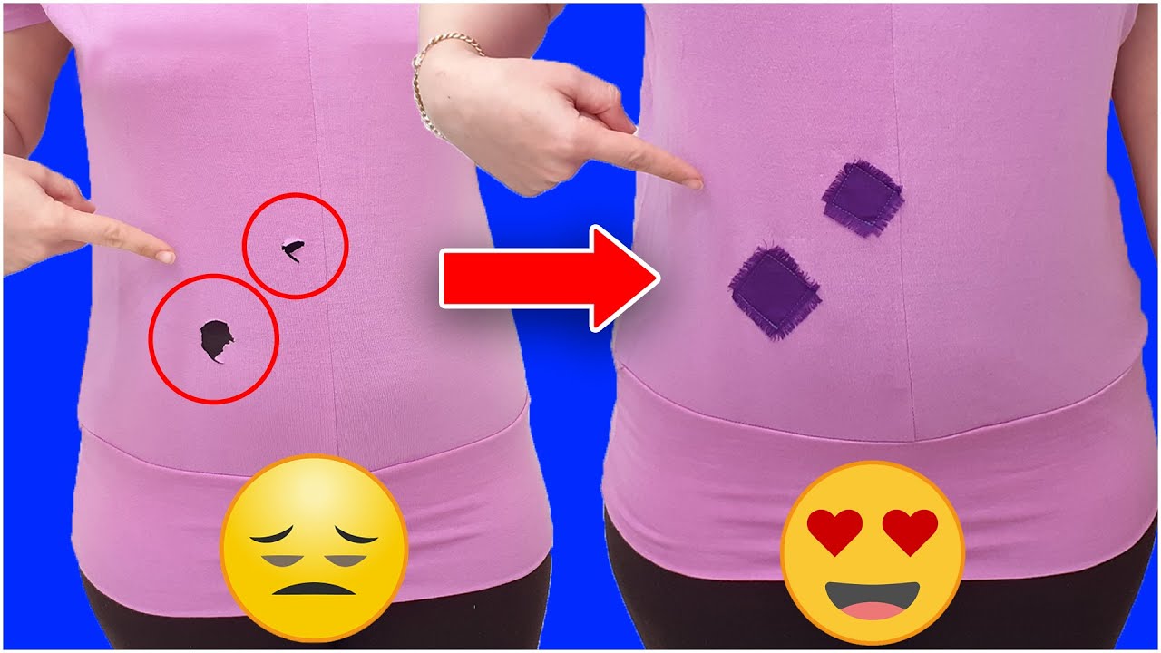 The Simple Trick to Darning and Repair a Torn Dress - YouTube
