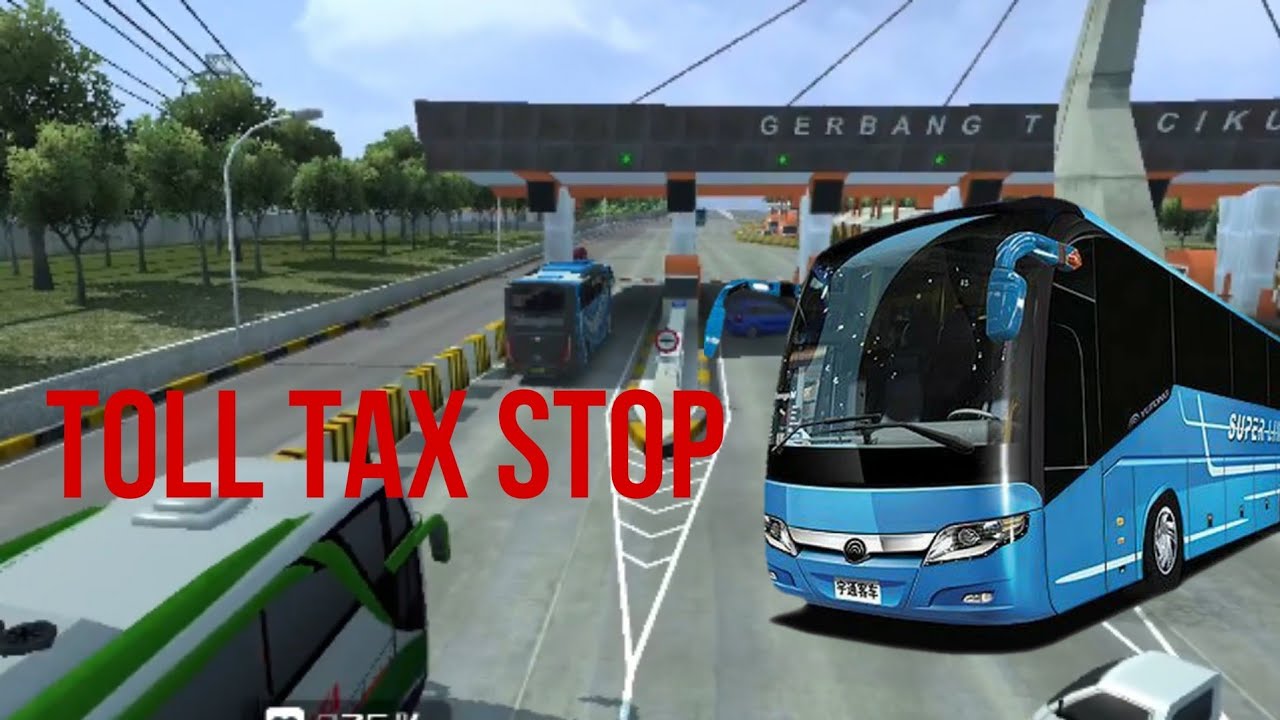 TOLL TAX STOP ⛔ | BUS SIMULATOR INDONESIA #android #games #androidgames ...