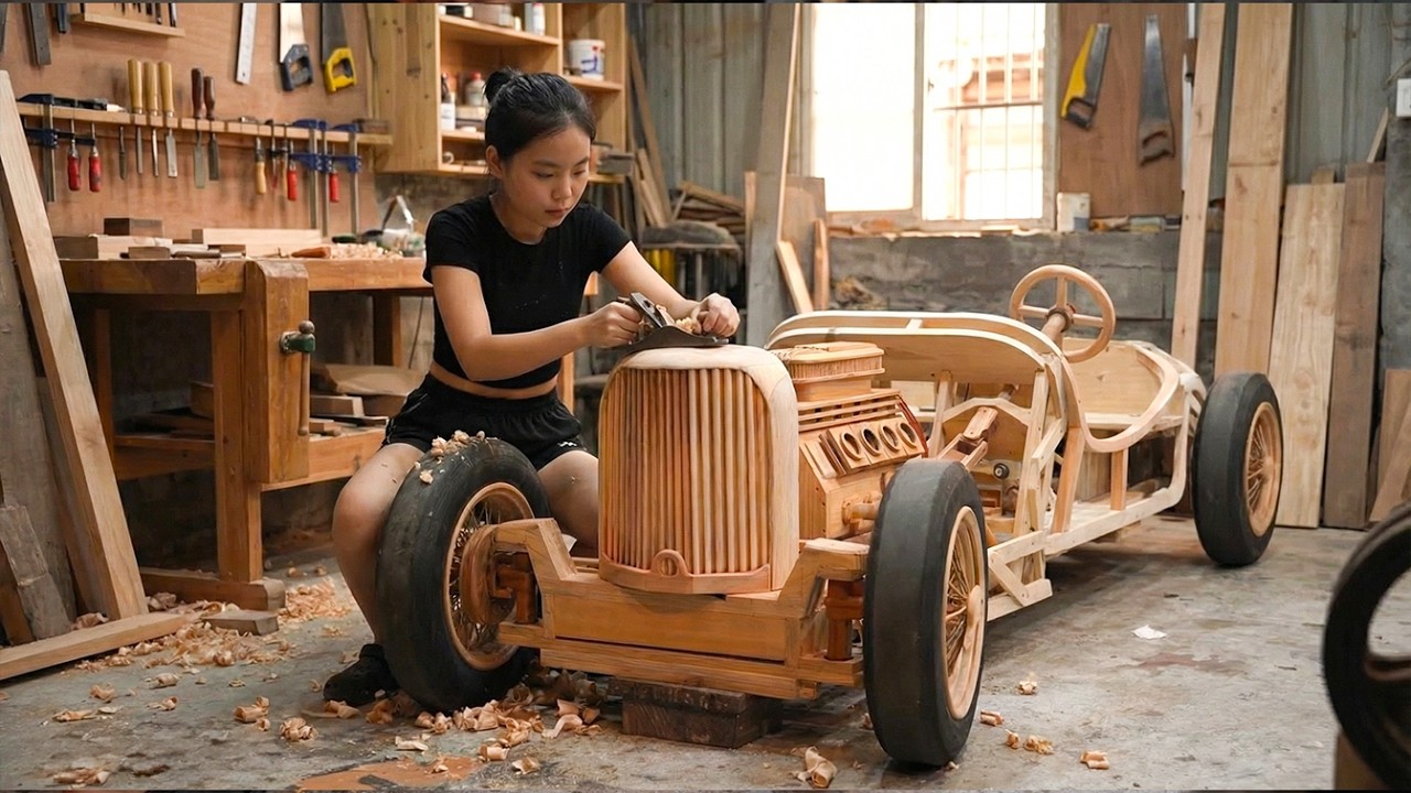 Homemade F1 Build - From Wooden Planks to Racing Form with Simple Tools ...