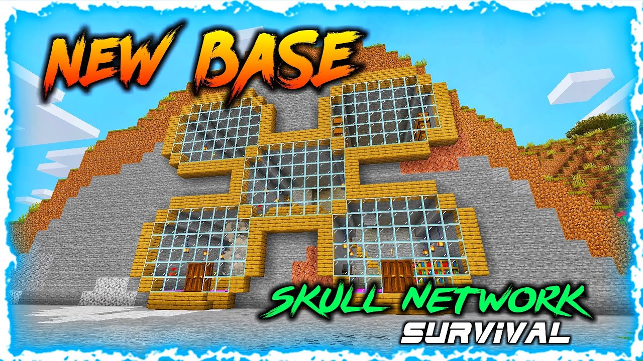 Minecraft : Making a Huge Base In SkullNetwork 1.16.1 - YouTube