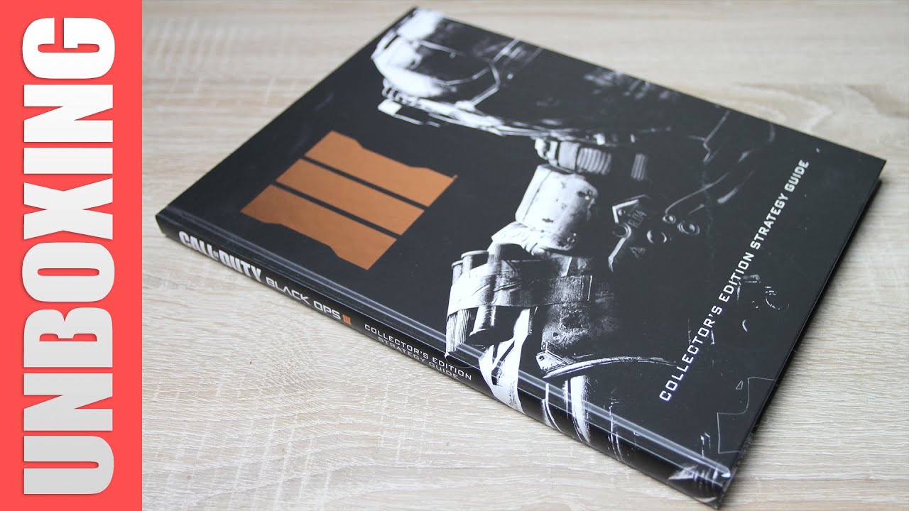 CALL OF DUTY BLACK OPS 3 COLLECTOR'S EDITION STRATEGY GUIDE - YouTube