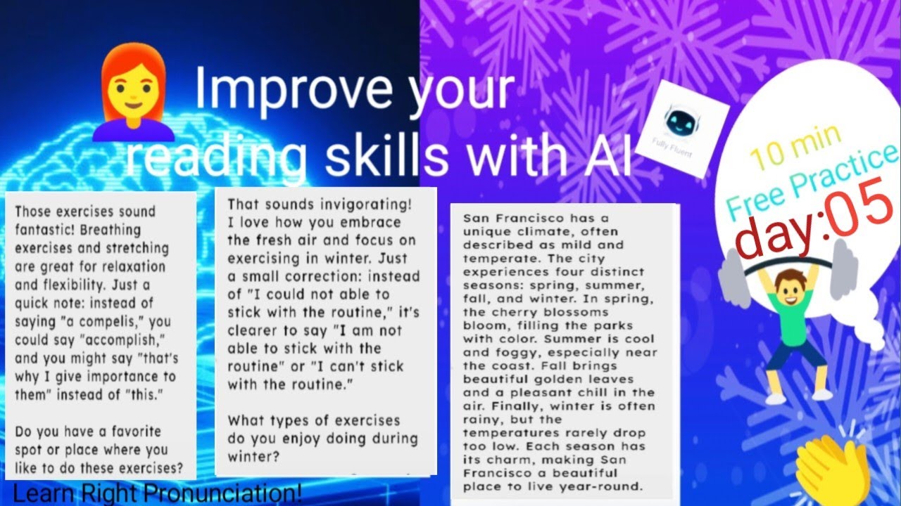 #Improve your reading skills with AI// Learn the Right Pronunciation ...