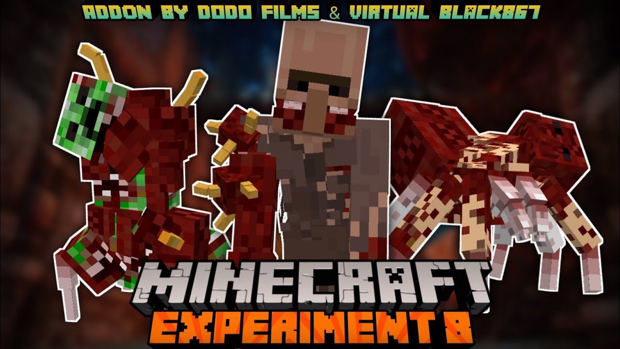 Minecraft Pe Parasites Mod - Experiment 8 Beta Addon (A True Nightmare ...