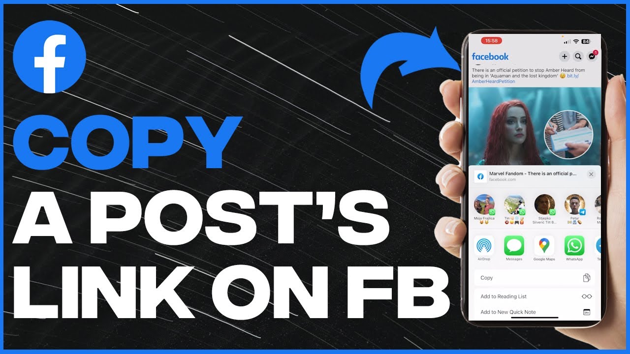 How To Copy Facebook Post Link - Full Guide (latest update) - YouTube