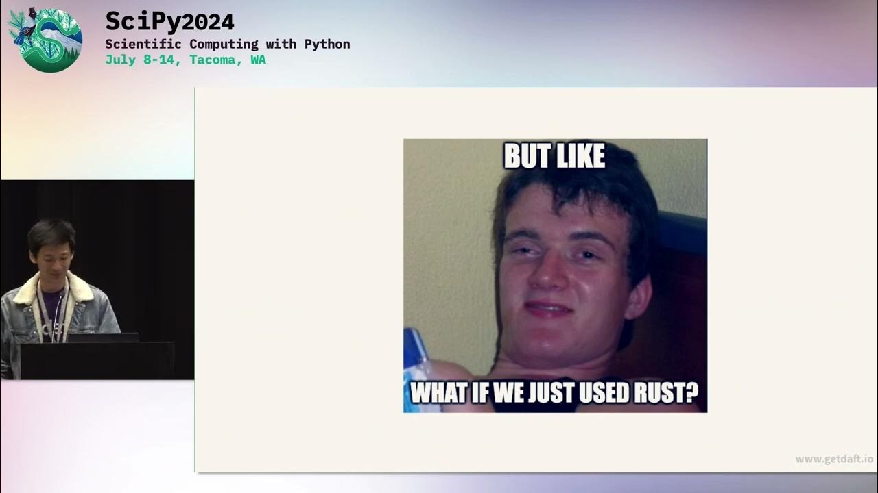 Jay Chia - Building Daft: Python + Rust = a better distributed query engine | SciPy 2024 - YouTube