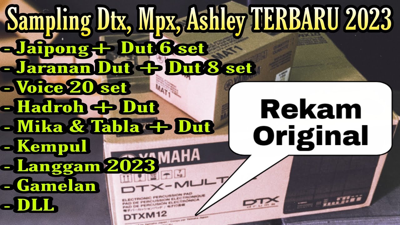 Terbaru 2023 !!! SAMPLING DTX ASHLEY MPX - Jaipong Jaranan Mika Tabla ...