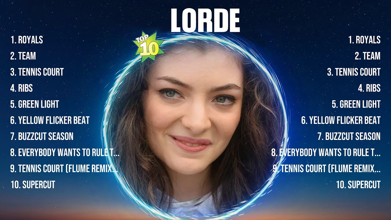 Lorde The Best Music Of All Time ️ Full Album ️ Top 10 Hits Collection ...