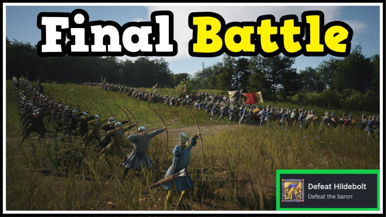 The Final Battle To Defeat The Baron In Manor Lords Hard Difficulty ...