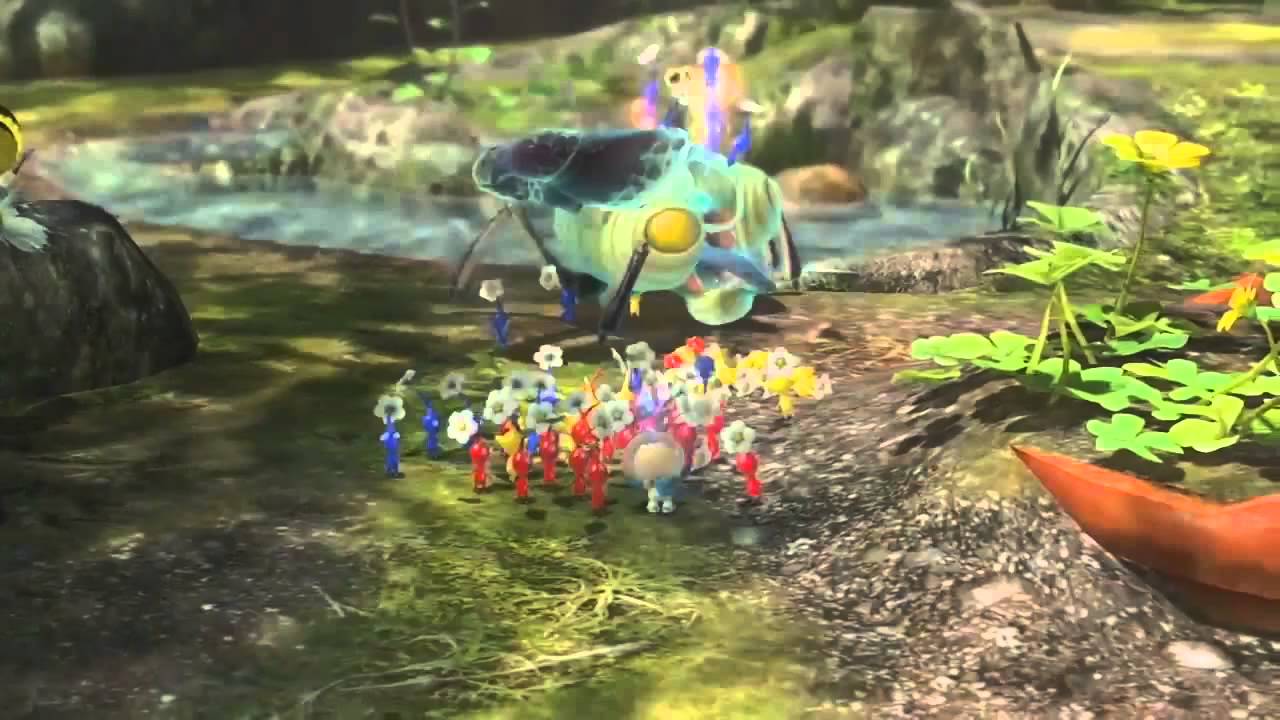 Pikmin 3 Wii U HD Gamplay Footage - YouTube