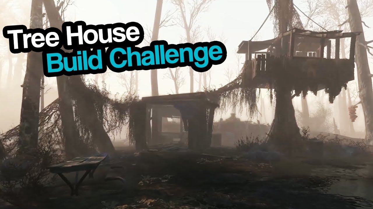 Fallout 4 | Tree house Build Challenge - YouTube