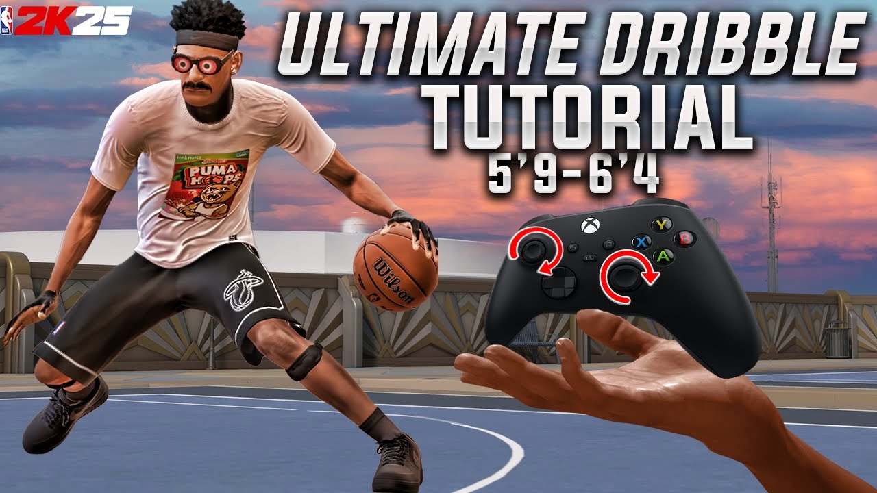 ULTIMATE 5'9-6'4 DRIBBLE GOD TUTORIAL W/HANDCAM 2K25 • BEST STANDSTILL DRIBBLE TUTORIAL NBA 2K25 ...