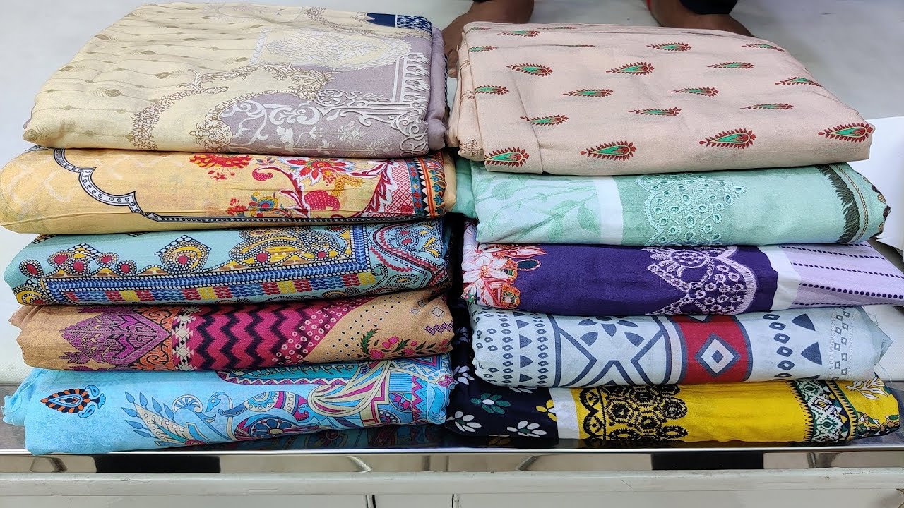 MASHAL Digital Printed Cotton Three Piece | Pakistani Suti Three Piece ...