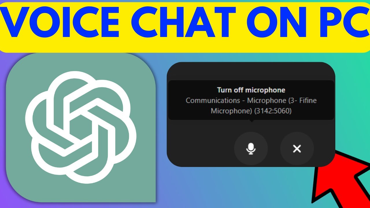 How To Use ChatGPT Voice Chat on PC Desktop (Step By Step) - YouTube