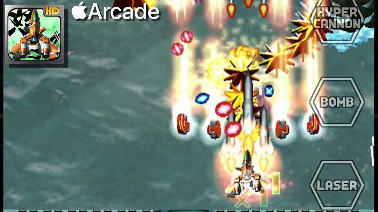 DoDonPachi Resurrection HD+ Apple Arcade Gameplay Type A - YouTube