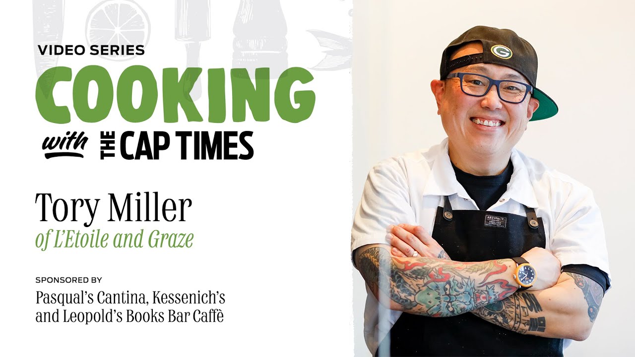 Graze and L'Etoile chef Tory Miller makes spring vegetable paella - YouTube