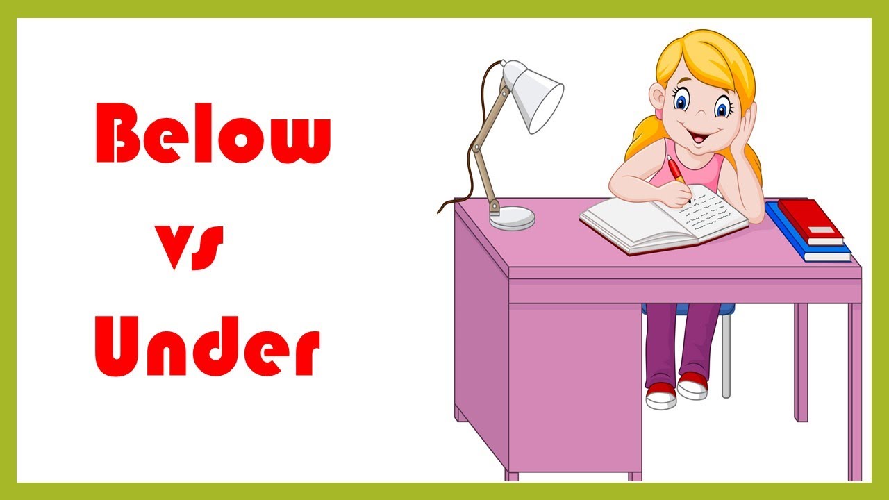 Let's Learn the Difference between UNDER vs. BELOW | Master your ...