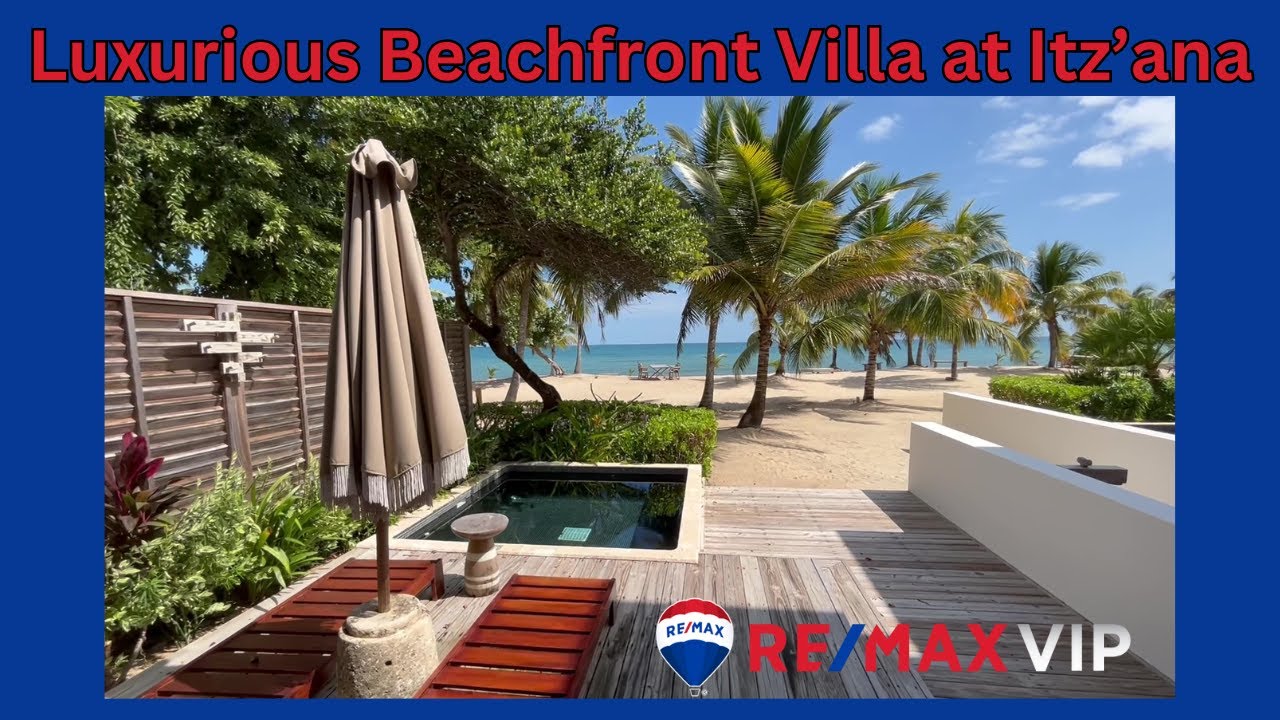 Luxurious Beachfront Villa at Itz'ana - YouTube