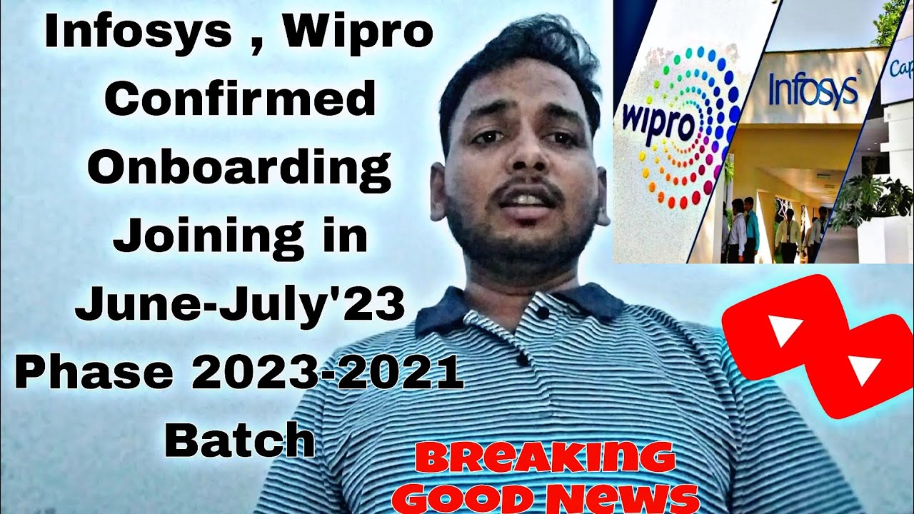 Infosys,Wipro Onboarding Date Confirmed | Wipro, Infosys Joining Big ...