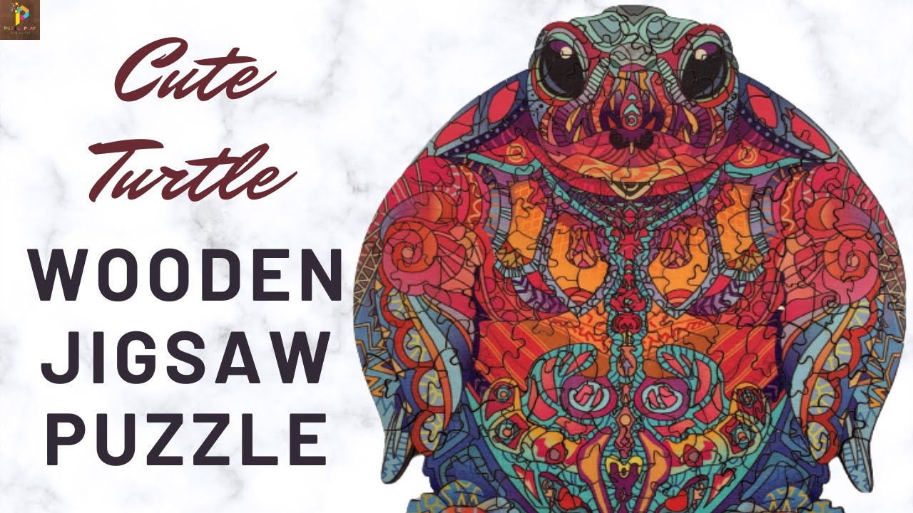 Cute Turtle | Wooden Jigsaw Puzzle - YouTube
