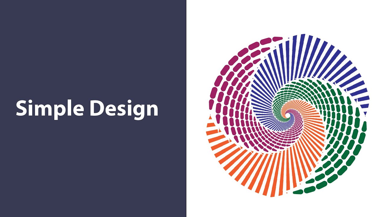 Simple Design Tutorial | Adobe illustrator - YouTube