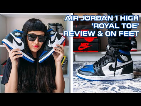 AIR JORDAN 1 RETRO HIGH OG 'ROYAL TOE' REVIEW + ON FEET