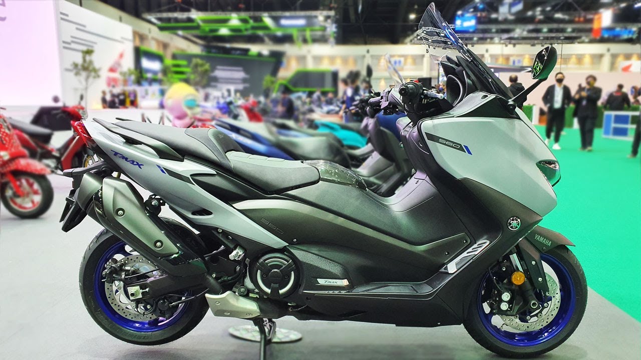 Yamaha TMAX 562 cc. 2020 Icon Grey - YouTube